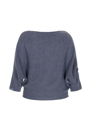 Dreimaster Dreimaster Pullover Frauen grau blau
