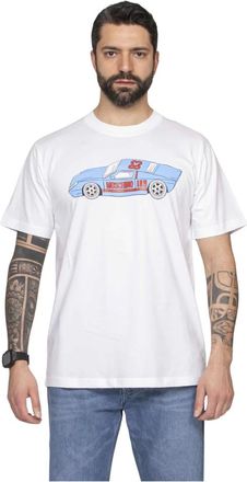 Moschino Homme, Tops, Blanc, Taille: XL 1001 Fantasia T-shirt