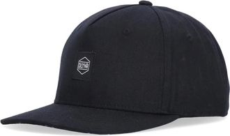 Dolly Noire Schwarze Cap mit Flachem Schirm aus Baumwolle und Logo - - Accessories - Herren - Schwarzk - ONE SIZE
