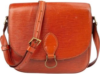 Louis Vuitton Crossbody Bags - Louis Vuitton Cognac Epi Leather Saint Cloud GM Sh - Gr. unisize - in Braun - f&uuml;r Damen