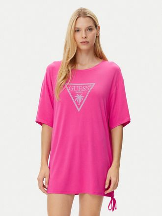 Guess T-Shirt E4GI00 K68D2 Rosa Regular Fit