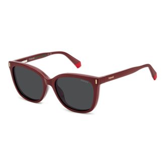 Polaroid Rot/Grau Sonnenbrille PLD 6229/Cs - - Accessories - Damen - Rot - 55 MM
