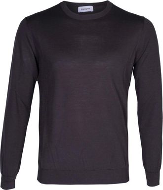 KANGRA Homme, Pulls, Brun, Taille: M Maille ras du cou