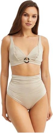 Max Mara Femme, Maillots de bain, Beige, Taille: 40 FR Alia Bikini Top