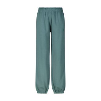 Anine Bing Sweatpants Karter mit Logo - - Trousers - Damen - Gr&uuml;n - L