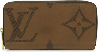 Louis Vuitton Portefeuille long (bi-pli) Pre-owned - Femme - Pre-owned - Brun - Taille: ONE Size