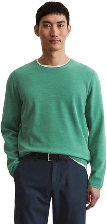 Marc O'Polo Rundhalspullover mit feiner Piqué-Struktur