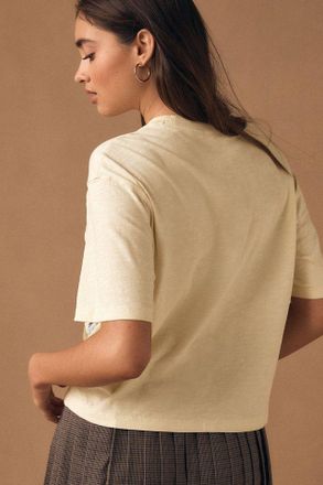 Next Paillettenshirt Kurz&auml;rmeliges T-Shirt, Grafik und Pailletten (1-tlg)