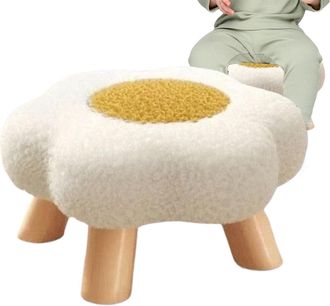 Generico Sitzsack in Blumenform, dekorativer Sitz, Fu&szlig;hocker, f&uuml;r Schlafzimmer, Wohnzimmer, Sofa, unter dem Schreibtisch, Apartment, Innenbereich, Kindergarten