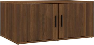 Les Tendances Table basse Chêne marron 80x50x36 Bois dingénierie