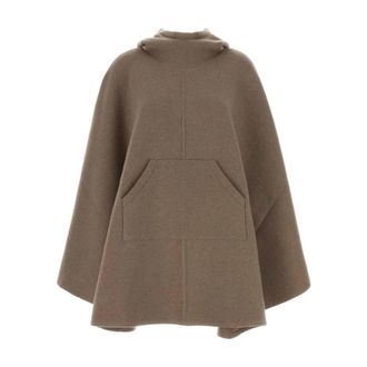 Bottega Veneta Cashmere Kapuzen Cape - - Jackets - Damen - Beige - ONE SIZE