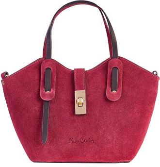 Pierre Cardin Sac pour femme, Su&egrave;de, Cuir V&eacute;ritable, Fabriqu&eacute; en Italie daim, Taille PETIT, cabas, sac bandouli&egrave;re, multifonctionnel, &eacute;l&eacute;gant,Shopper