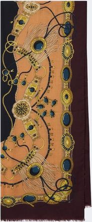 Etro Foulard en jacquard de laine