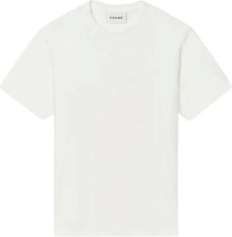 Frame Denim Homme, Tops, Blanc, Taille: XL Duo Fold Tee