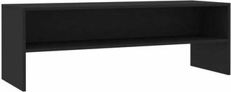 Les Tendances Meuble TV bois noir Thela 120cm