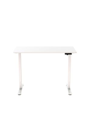 Livetastic Schreibtisch, Wei&szlig;, Metall, Holzwerkstoff, rechteckig, eckig, 60x73.5-123x120 cm, h&ouml;henverstellbar, Arbeitszimmer, Schreibtische, B&uuml;rotische