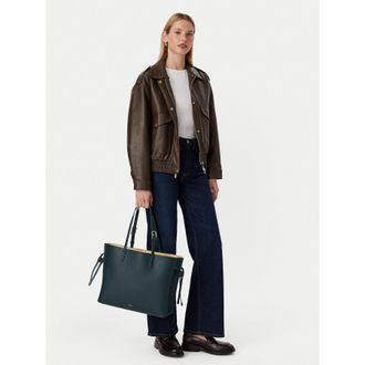 Furla Handtasche Furla Ava L Tote WB02001 BX4329 CN 4913S Dunkelgr&uuml;n