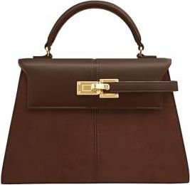 JW PEI Elise Sac &agrave; main pour femme - Daim Synth&eacute;tiqu Brun moka - Grand