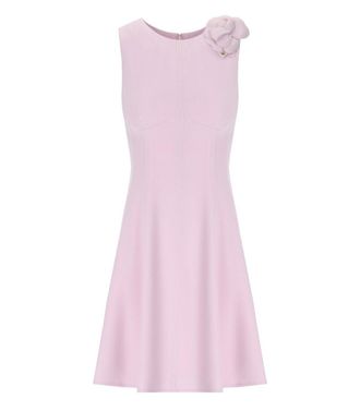 Elisabetta Franchi ROBE AVEC BROCHE QUARZO ELISABETTA FRANCHI