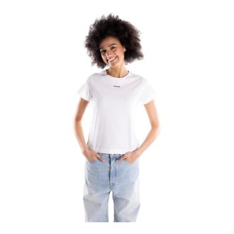 Pinko Pinko, Femme, Tops, Blanc, Taille: 40 FR T-shirt &agrave; logo