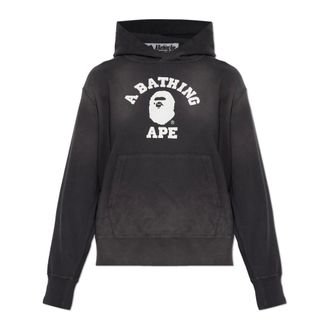 A Bathing Ape A Bathing Ape, Femme, Sweatshirts et sweats &agrave; capuche, Gris, Taille: 38 FR SweaT-shirt avec logo