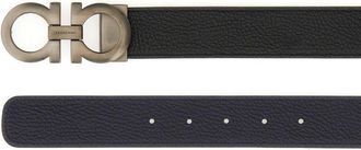 Ferragamo Calf Leather Belt - Black