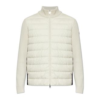 Moncler Homme, Vestes, Beige, Taille: XL Gilet Matelass&eacute; &agrave; lAvant