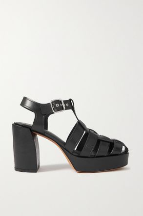 3.1 Phillip Lim Sandales Plates-formes En Cuir Naomi - Noir