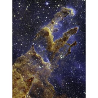 Artery8 NASA James Webb Space Telescope Pillars of Creation Eagle Nebula Unframed Wall Art Print Poster Home Decor Premium
