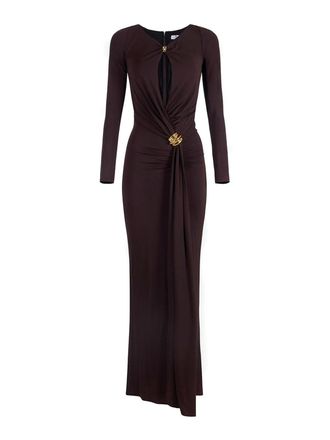Elisabetta Franchi Robe De Soir&eacute;e - Marron