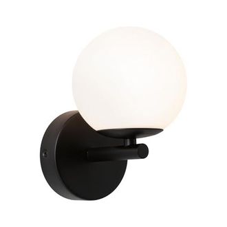 Paulmann 71074 LED Wandleuchte Selection Bathroom Gove IP44 3000K 400lm 230V 5W Schwarz matt, Satin Badleuchte