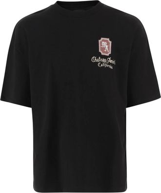 Amiri Homme, Tops, Noir, Taille: M T-Shirt en Coton Imprim&eacute;