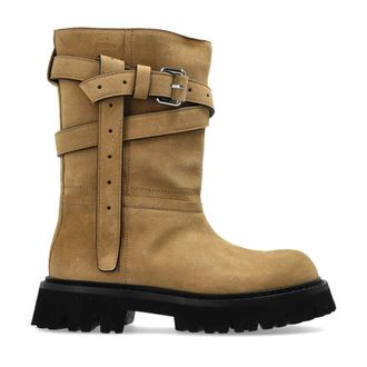 Moschino Wildleder-Stiefeletten - - Shoes - Damen - Beige - 36 EU