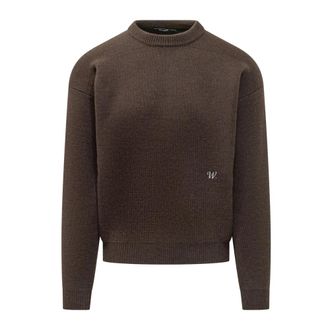 Willy Chavarria Bestickter Pullover - - Knitwear - Herren - Braun - M