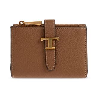 Tod's T Timeless Tri-Fold Geldb&ouml;rse - - Accessories - Damen - Braun - ONE SIZE