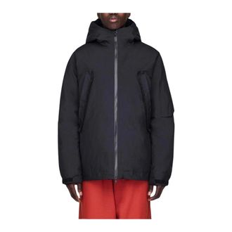 Yohji Yamamoto Homme, Vestes, Noir, Taille: L Gore-Tex Padded Hooded Jacket