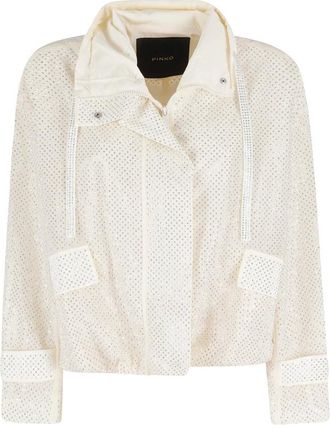 Pinko Pinko, Femme, Vestes, Beige, Taille: 36 FR Babette Blouson