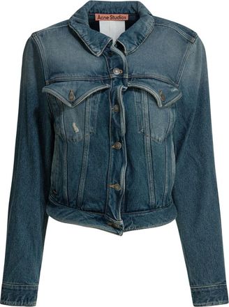 Acne Studios Femme, Vestes, Bleu, Taille: 34 FR Veste en jean