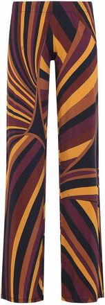 Emilio Pucci Pantalons D&eacute;contract&eacute;s - Rouge Brun