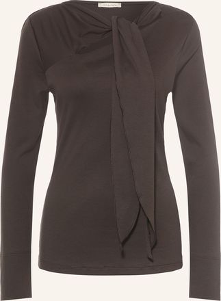 Lilienfels Lilienfels Longsleeve Mit Schluppe braun