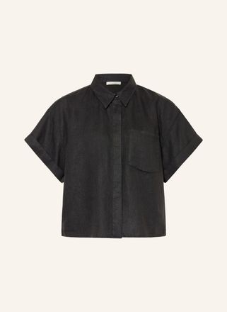 Lilienfels Lilienfels Hemdbluse Aurelio Aus Leinen schwarz