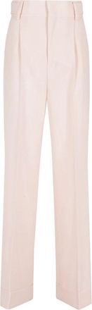 Alberta Ferretti Femme, Pantalons, Rose, Taille: 40 FR Wide Pantalons