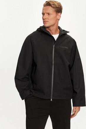 Calvin Klein Regenjacke 00GMF4O520 Schwarz Regular Fit