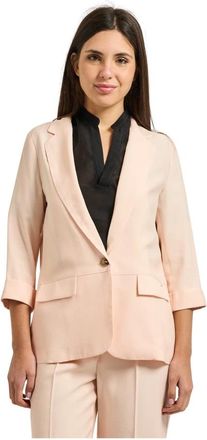 Gaud&igrave; Femme, Vestes, Rose, Taille: 46 FR Veste &Eacute;l&eacute;gante