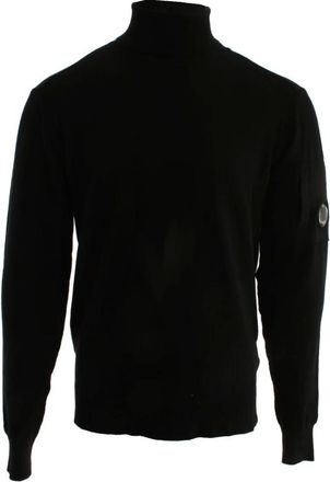 C.P. Company C.p. Company, Homme, Pulls, Noir, Taille: 3XL Pull Col Roul&eacute;