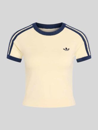 adidas Originals Slim Fit T-Shirt aus Viskose-Mix