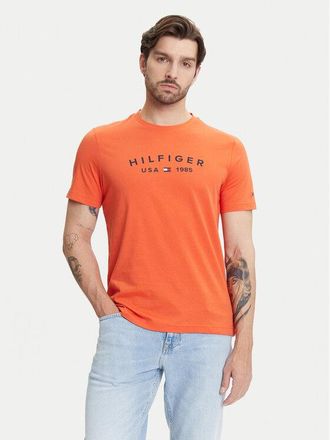 Tommy Hilfiger T-Shirt Fathers Day MW0MW39356 Orange Regular Fit