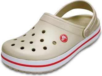 Crocs Unisex Erwachsene Crocband Clog Clog, Stucco/Melon, 38/39 EU