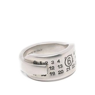 Maison Margiela Femme, Accessoires, Gris, Taille: XS Multi-Band Ring