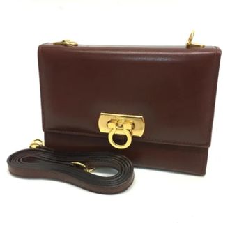 Ferragamo Pre-owned Leder Schultertasche - - Pre-owned - Damen - Braun - ONE SIZE